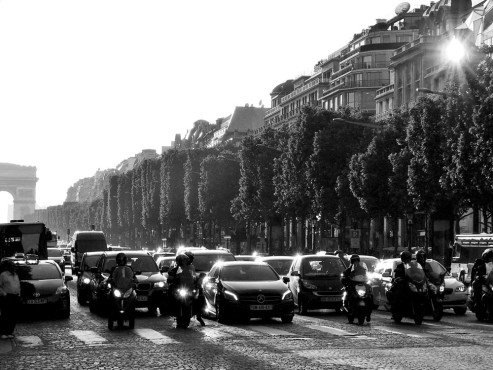 New Artwork: 'Rush Hour in Paris' - Conor O'Brien Art